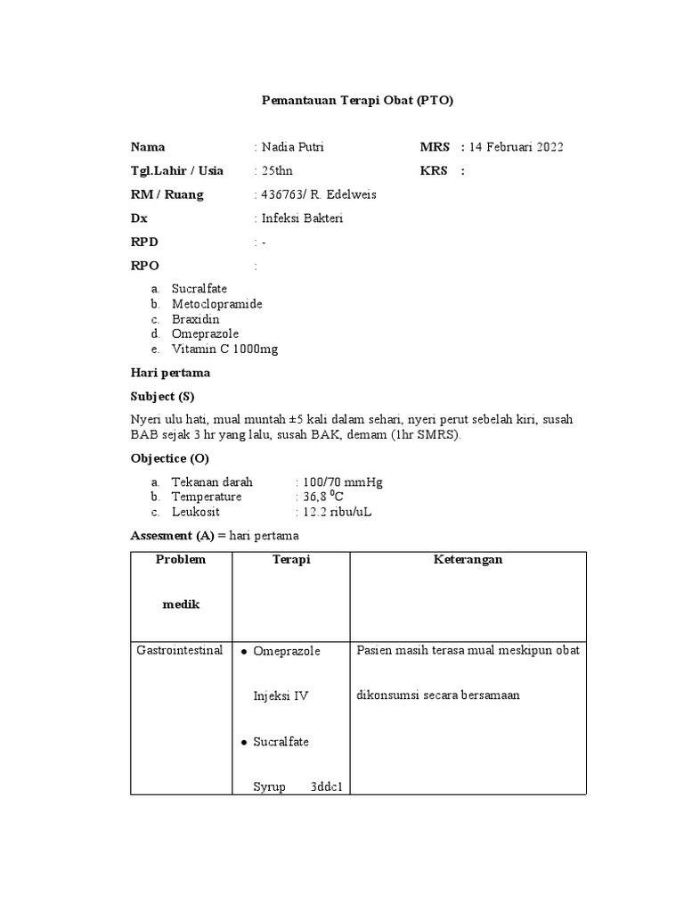 Pemantauan Terapi Obat | PDF