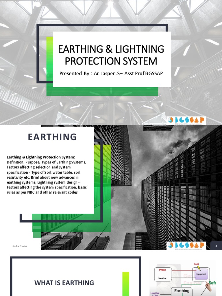 Earthing and Lightning Protection System | PDF | Electrical Resistivity ...