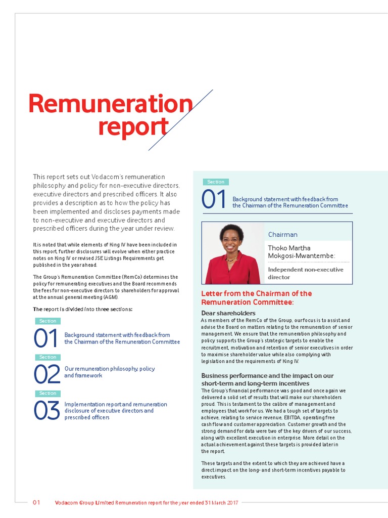 Remuneration Report | PDF | Pension | Employment