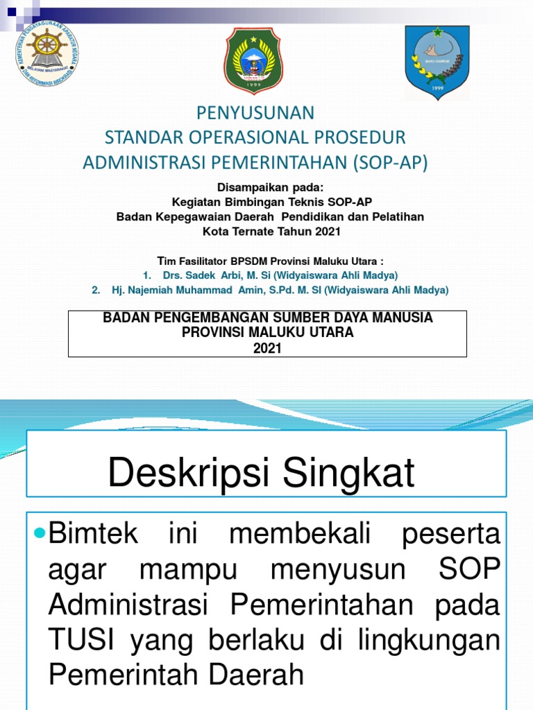 Penjelasan Penyusunan SOP AP | PDF