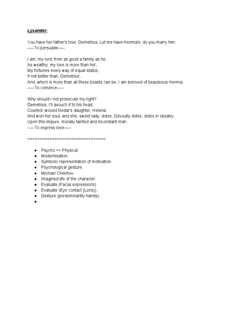 Lysander - 1 | PDF