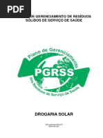 Modelo de PGRS Simplificado | PDF | Reciclagem | Desperdício
