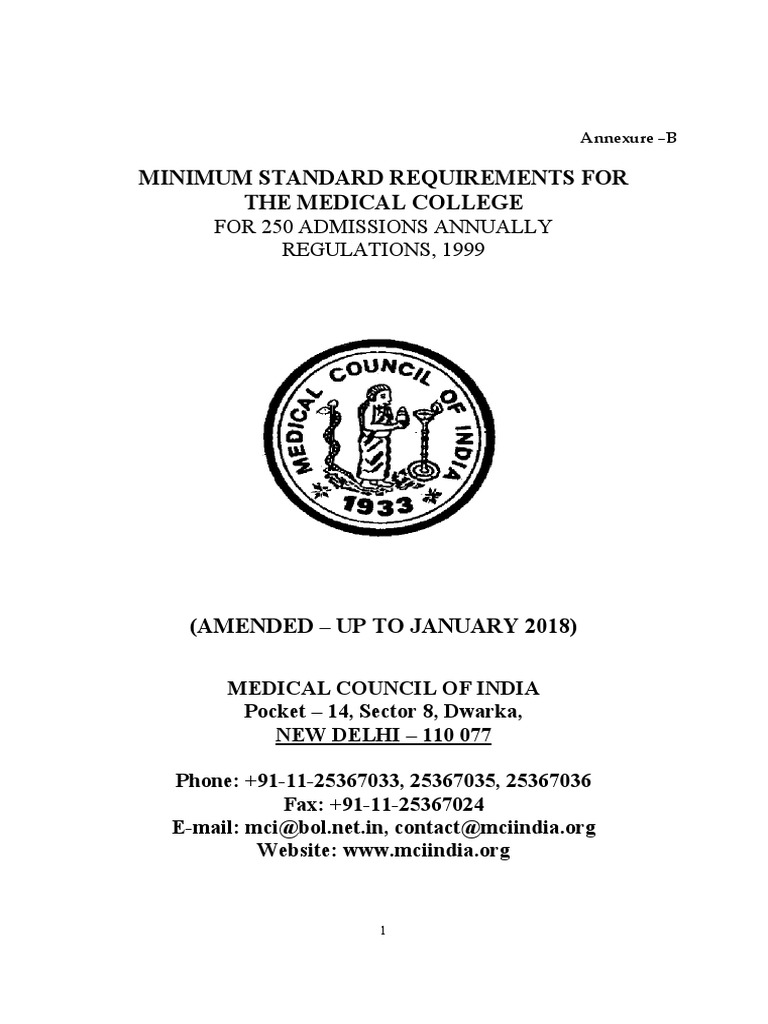 Medical Council of India | PDF | Medical School | Medicine