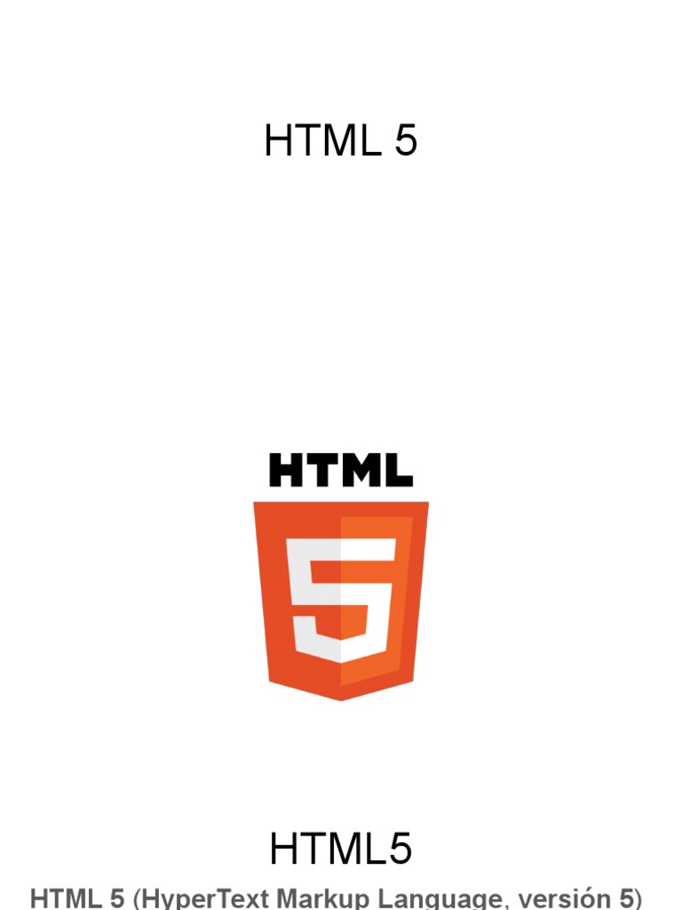 HTML 5 | PDF | HTML | HTML5