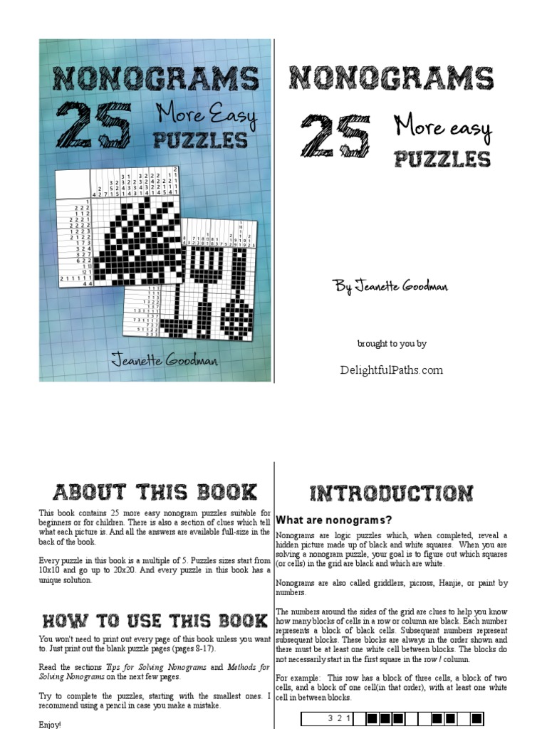 25 More Easy Nonogram Puzzles: A Beginner-Friendly Collection of Logic ...