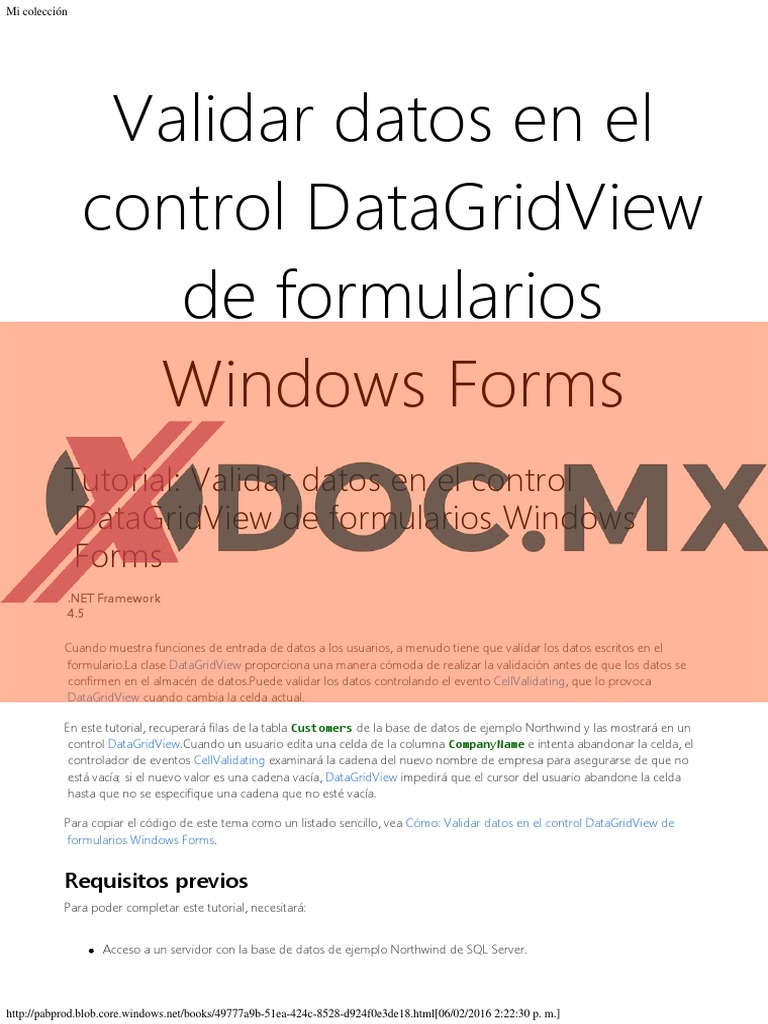 Xdoc - MX Mi Coleccion | PDF | C Sharp (lenguaje de programación ...