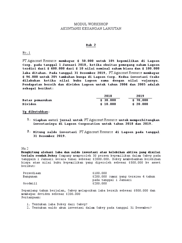 Soal Tugas TM1 PDF | PDF