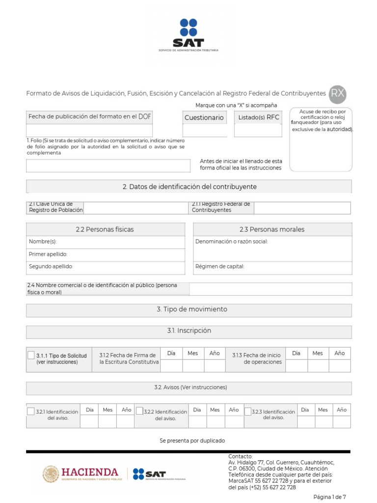 Formato RX 09072021 (Editable) | PDF | Sociedad de responsabilidad ...