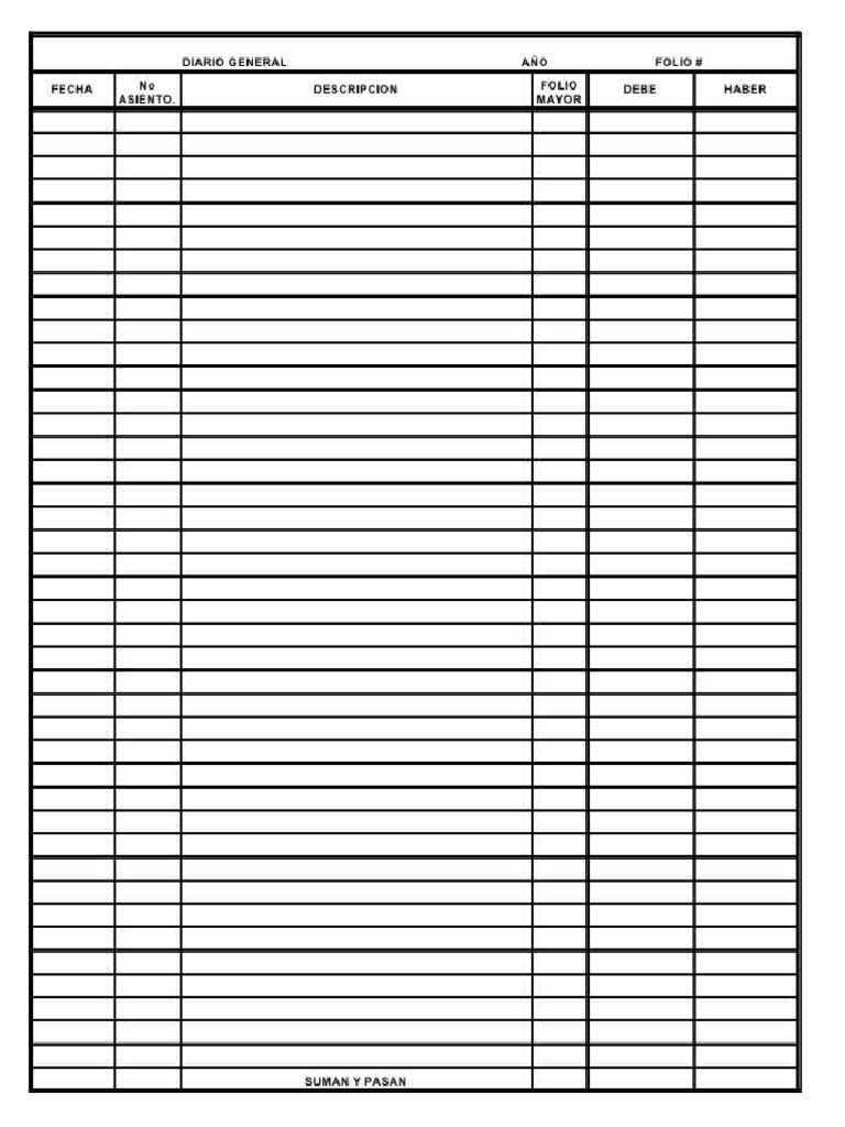 Rayado Diario Formato | PDF