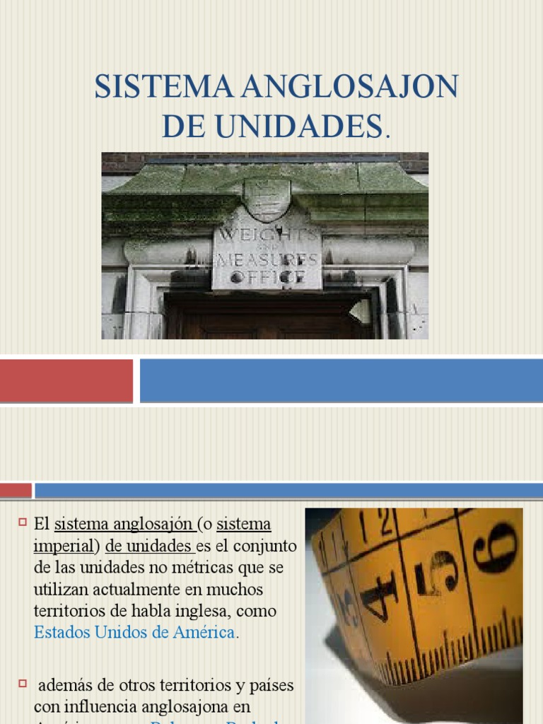 Sistema Anglosajon de Unidades | PDF | Los Estados Unidos | Volumen