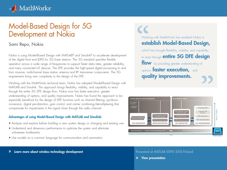 Nokia 5g Customer Case Study Landscape | PDF | Nokia | Matlab