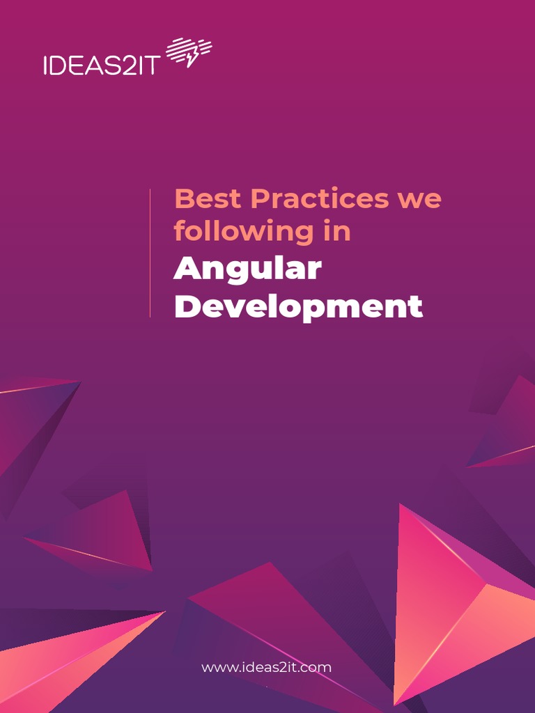 Angular Best Practices Guide | PDF | Command Line Interface | Java Script