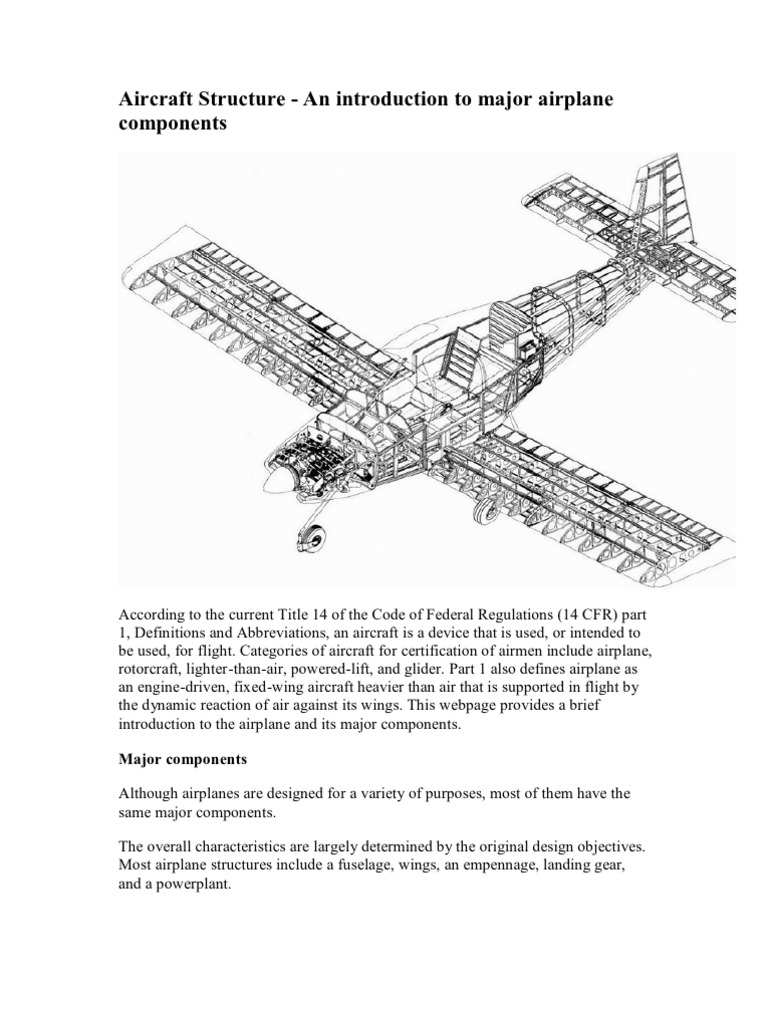 Aircraft Structure | PDF | Empennage | Monoplane