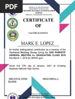 wORK iMMERSION PLAQUE OF APPRECIATION | PDF | Learning | Public Administration