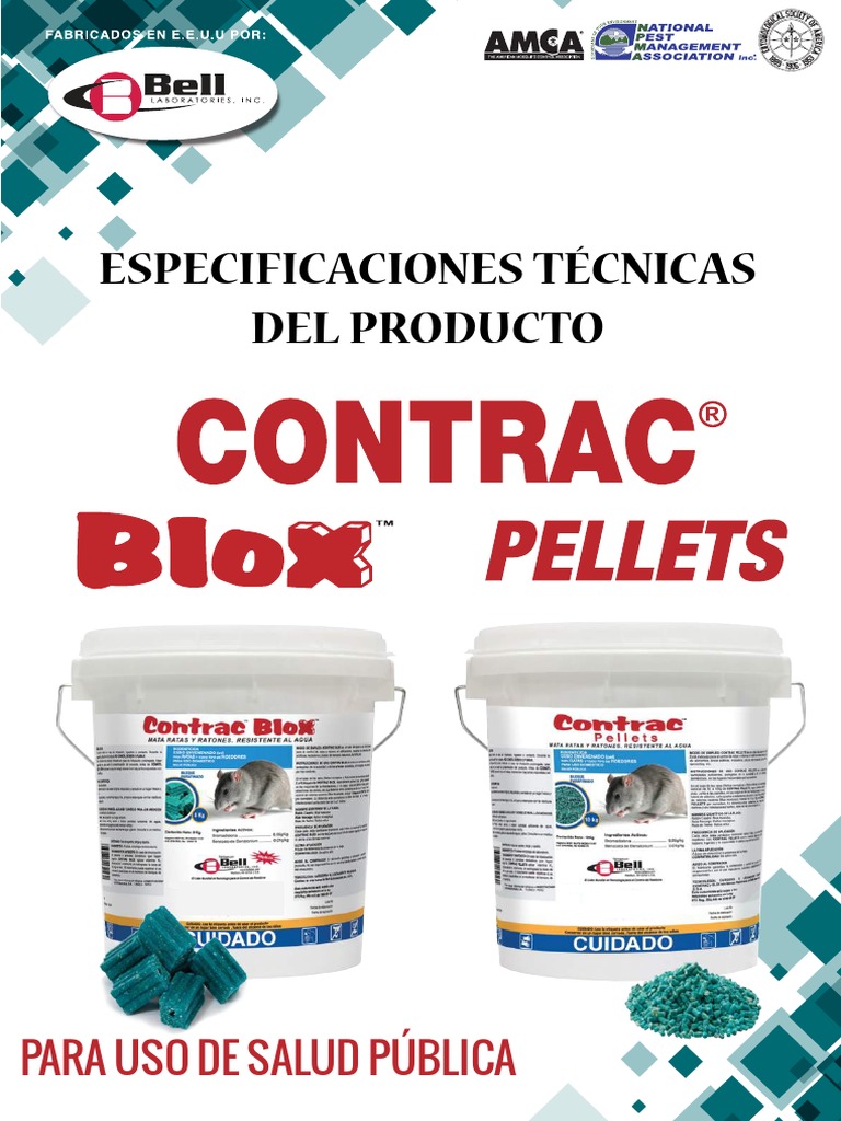 Rodenticida Contrac Blox-Pellets | PDF | Alimentos