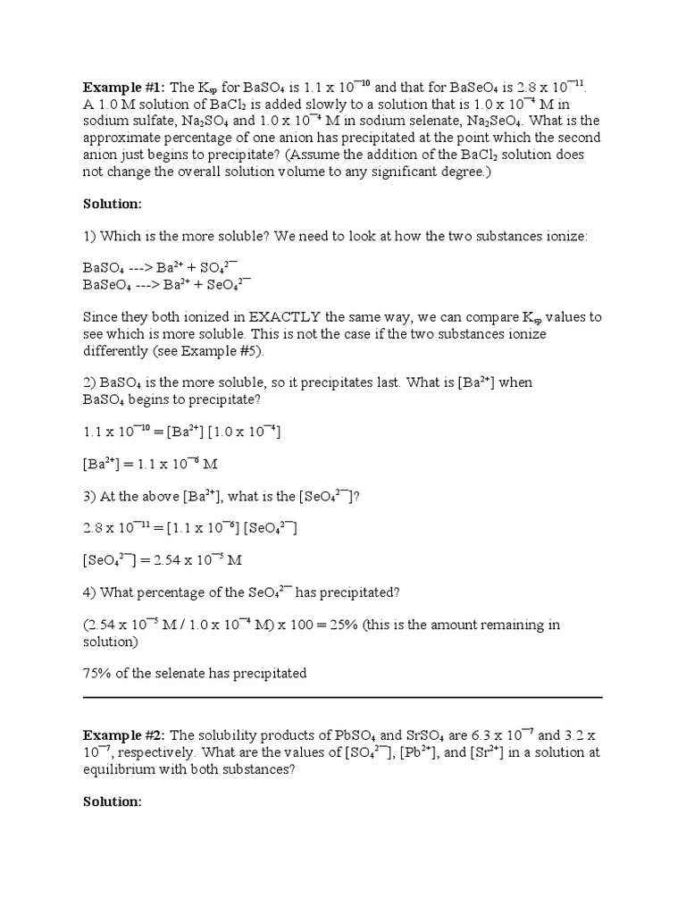 Selective Precipitation | PDF | Solubility | Precipitation (Chemistry)