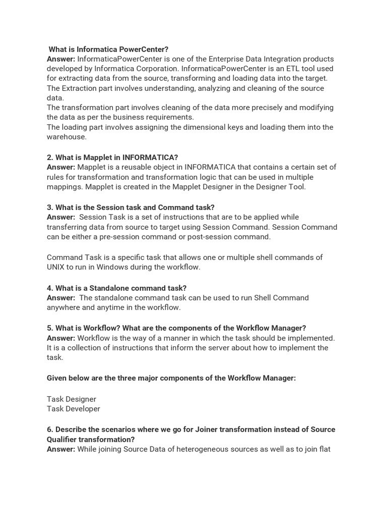 Informatica Imp | PDF | Databases | Relational Database