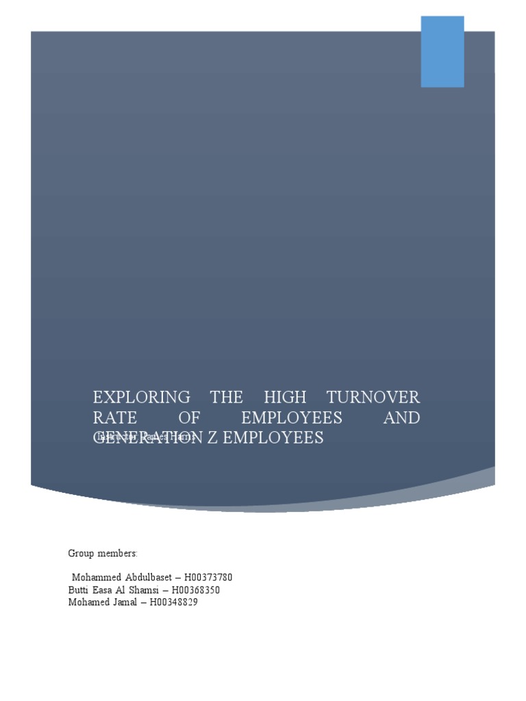 Generation Z (2000 Words) | PDF | Swot Analysis | Business