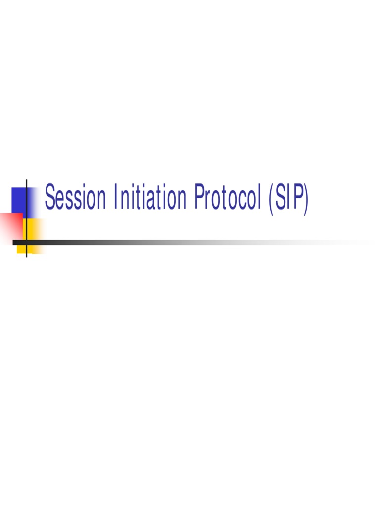 SIP Protocol Overview and Benefits | PDF | Session Initiation Protocol | Computing