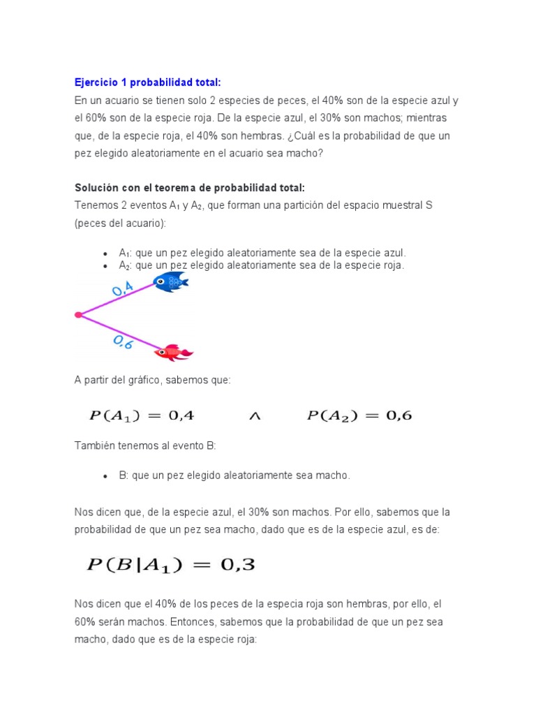 Ejercicios Probabilidad Total y Bayes | PDF | Probabilidad | Matemáticas