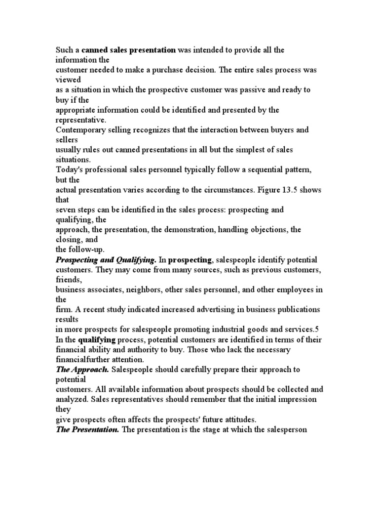 Prospecting and Qualifying. in Prospecting, Salespeople Identify ...