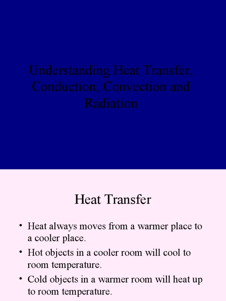 Understanding Heat Transfer Methods | PDF | Heat Transfer | Thermal ...