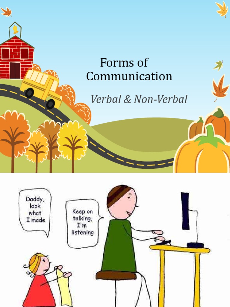 Forms of Communication: Verbal & Non-Verbal | PDF | Communication ...