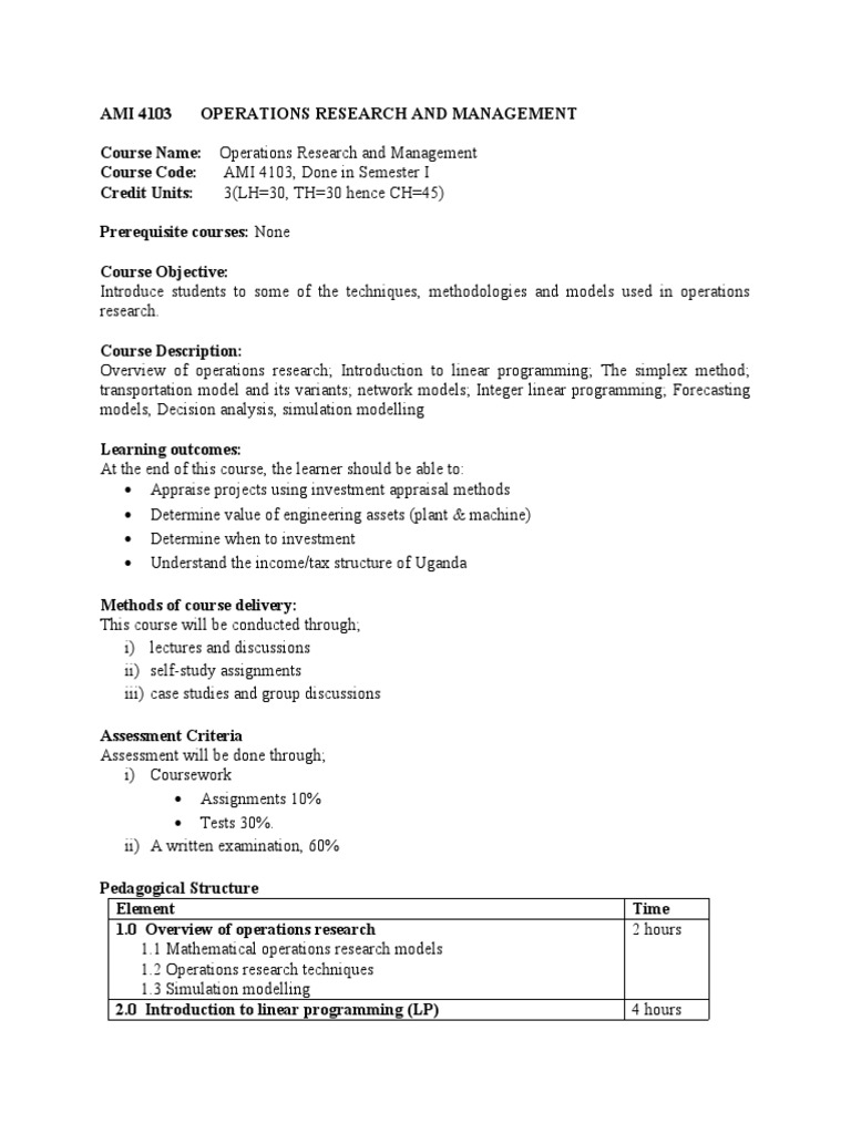 Sensitivity Analysis | PDF | Linear Programming | Operations Research