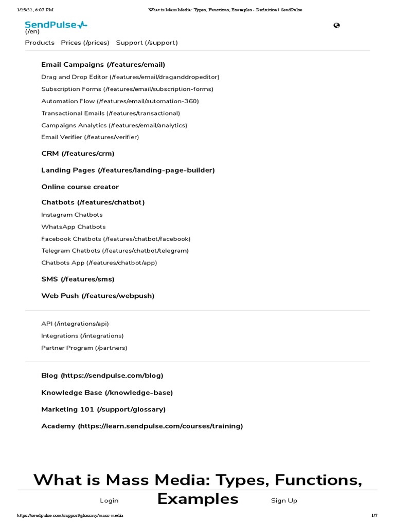 02 What Is Mass Media - Types, Functions, Examples - Definition ...