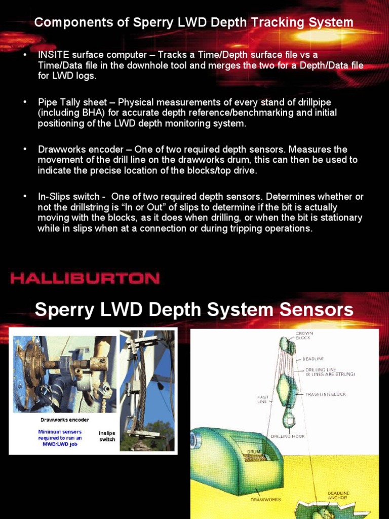 Components of Sperry LWD Depth Tracking System | PDF