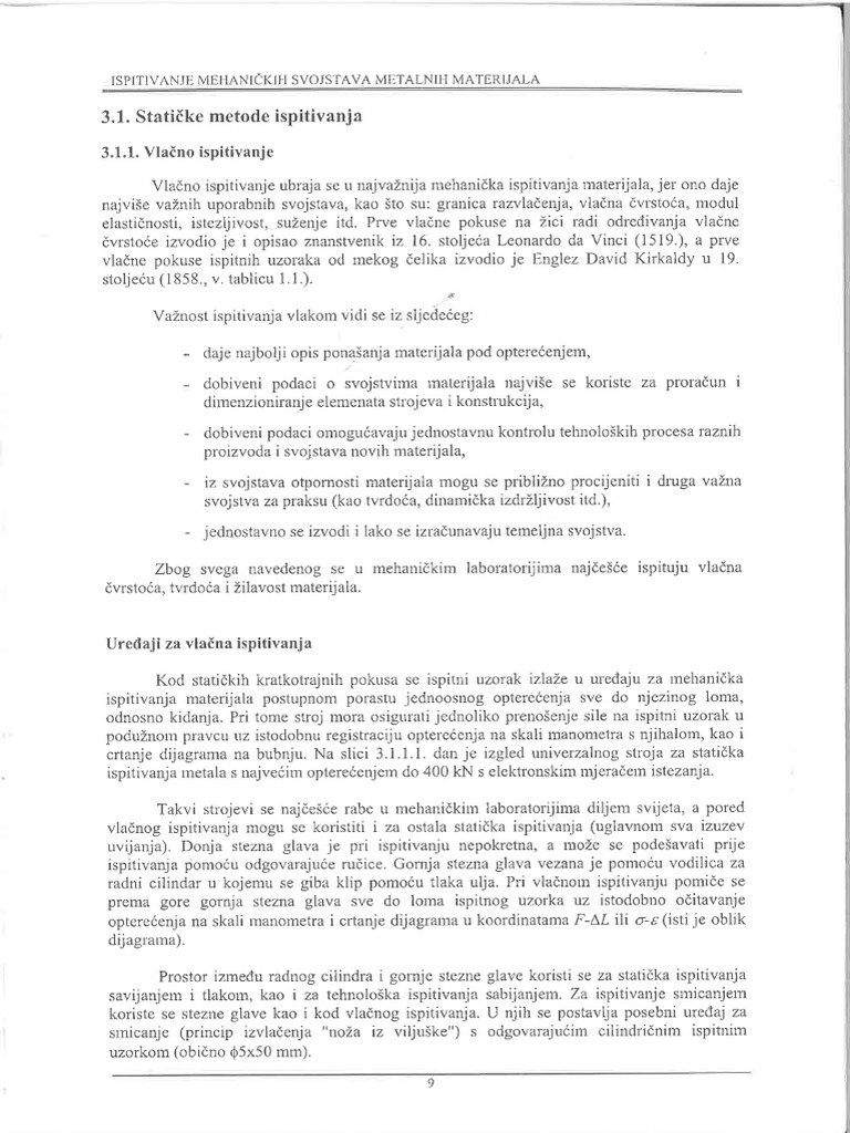 I. Vitez - Statičke Metode Ispitivanja | PDF