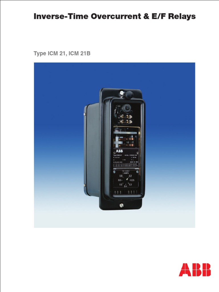 Inverse-Time Overcurrent & E/F Relay Guide | PDF | Relay | Electrical ...