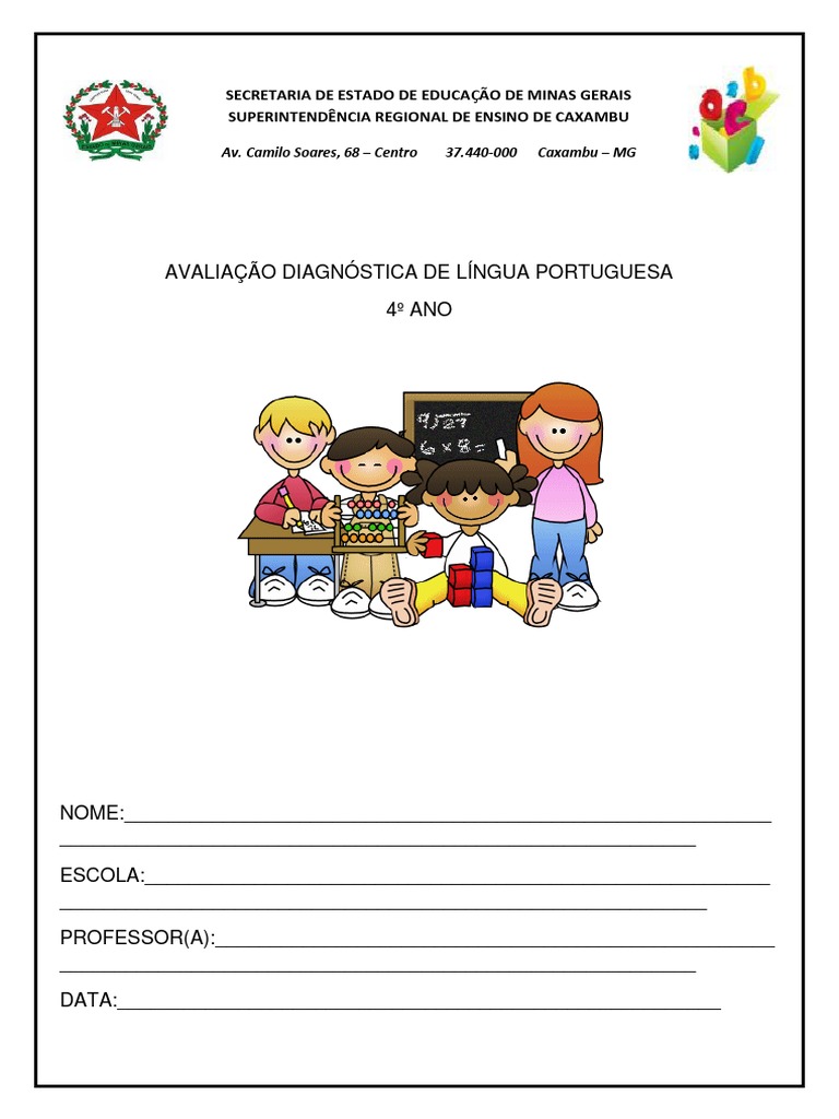 Aval Diag PORT 4°ano | PDF | Cometa