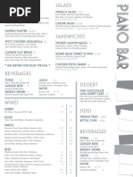 Blue Box Cafe Menu | PDF | Salad | Foods