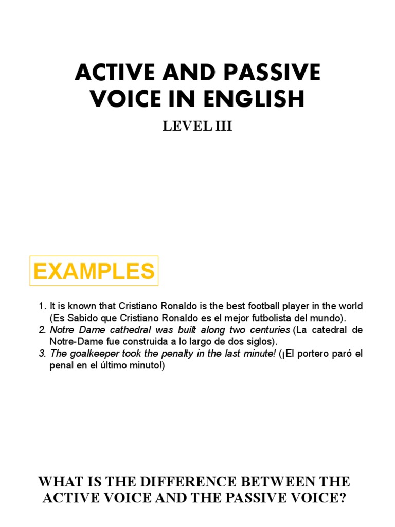 Active vs Passive Voice Guide | PDF | Linguistics | Linguistic Morphology