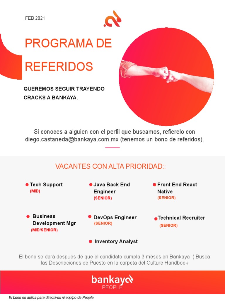 Bono Programa Referidos | PDF