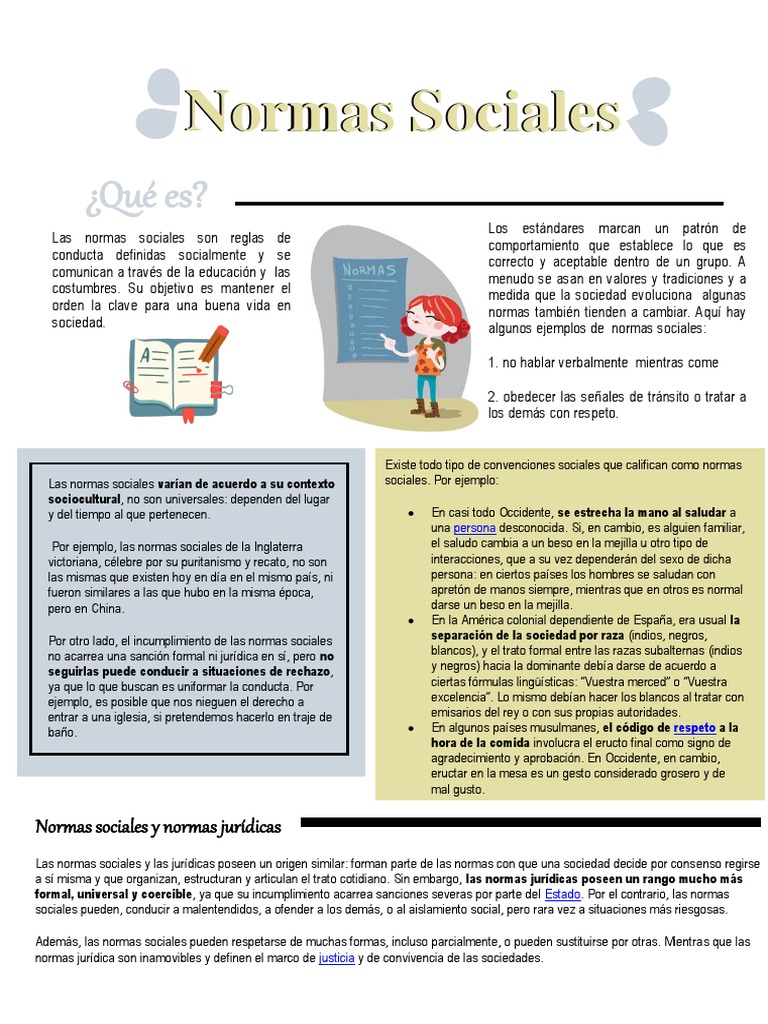Normas Sociales | PDF | Tabú | Sociedad