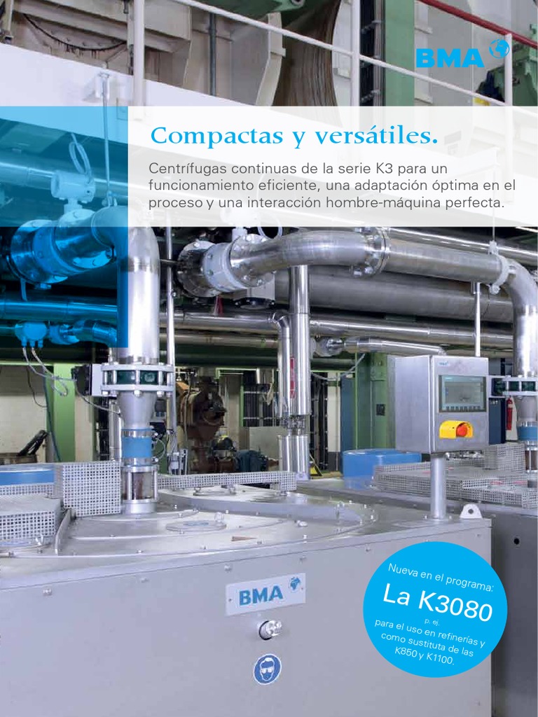 CENTRIFUGA CONTINUA BMA - K3-Serie - B - Es - 00 - Digital | PDF | Azúcar | Dieta y nutrición