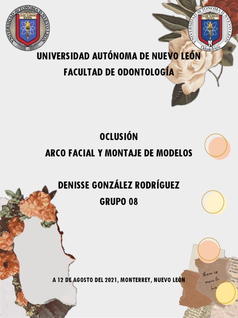Montaje de Modelos y Arco Facial en Odontología | PDF