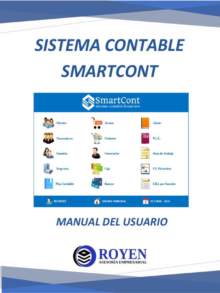 Manual SmartCont | PDF | Contabilidad | Ventana (informática)