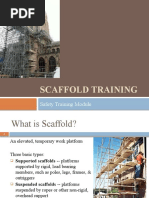 Scaffolding Safety Training Guide | PDF | Scaffolding