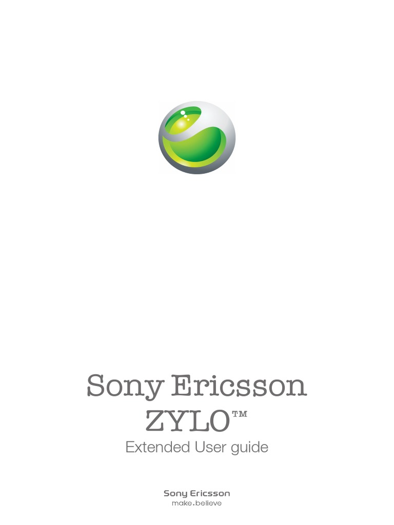 Sony Ericsson Zylo en | PDF | Voicemail | Videotelephony