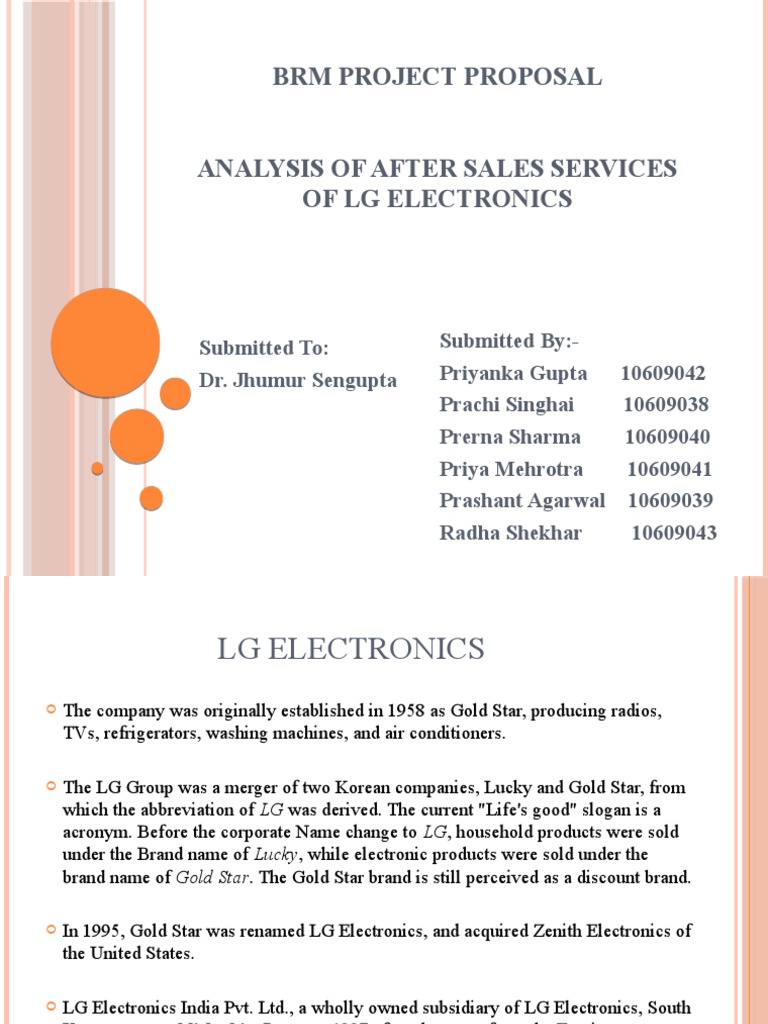 BRM Project Proposal | PDF | Customer | Marketing