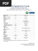 Air-Cooled Water Chiller Technical Data Sheet | PDF | Automation ...