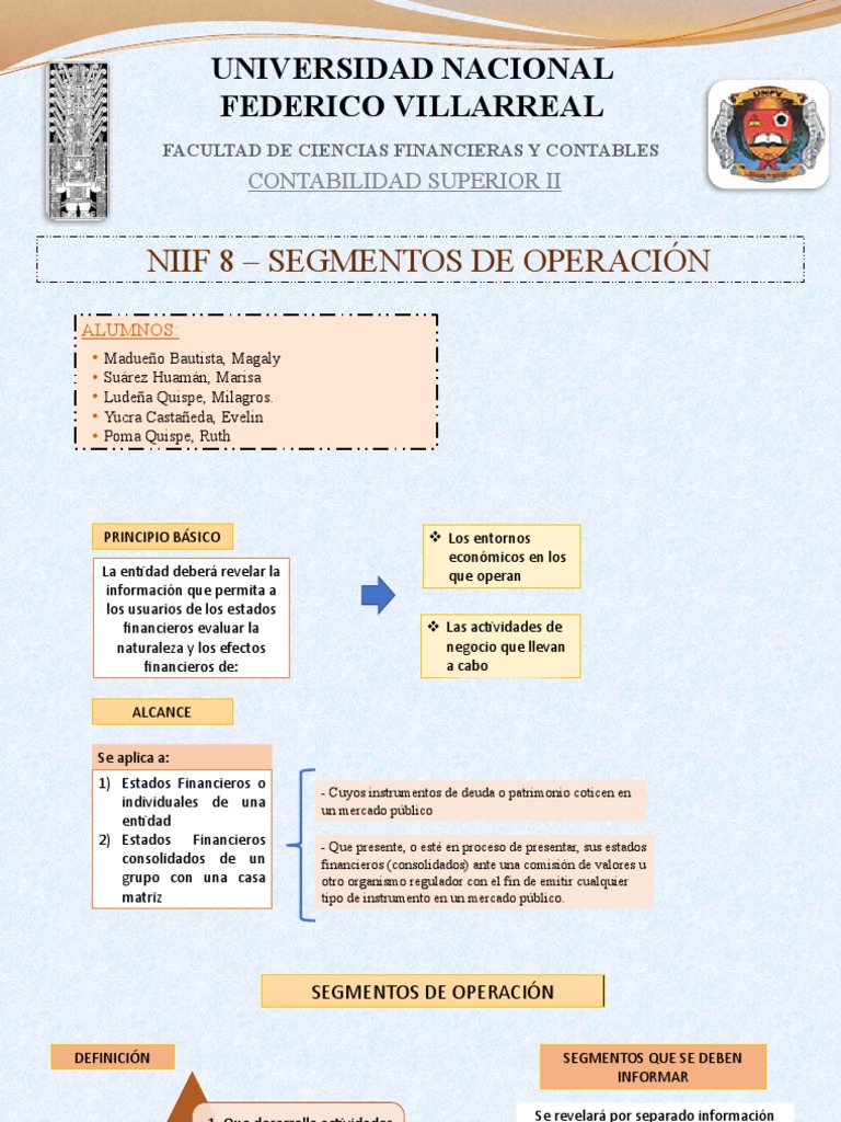 Niif 8 - Grupo 1 | PDF | normas internacionales de INFORMACION ...