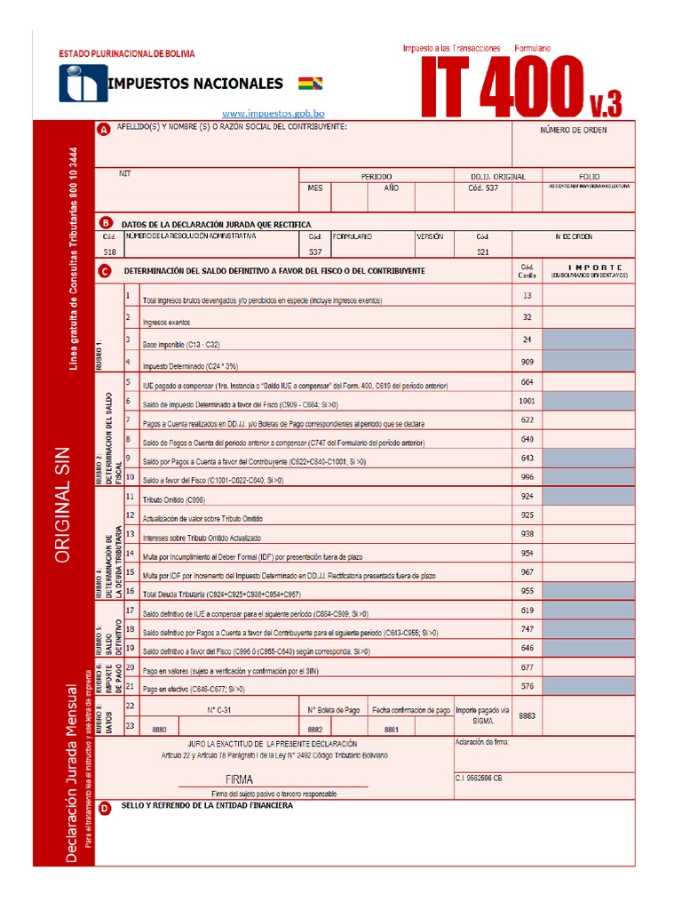 Formulario Iva e It | PDF