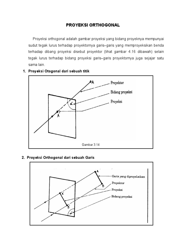 Proyeksi ORtHogonal | PDF