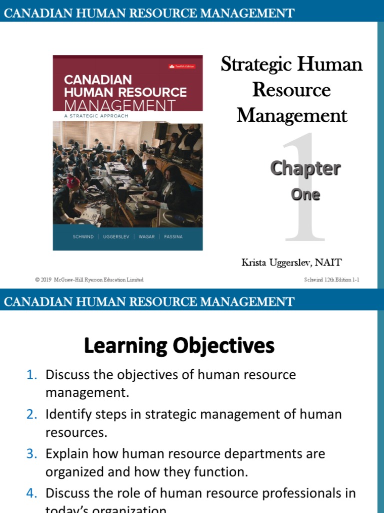 Strategic Human Resource Management: Krista Uggerslev, NAIT | PDF ...