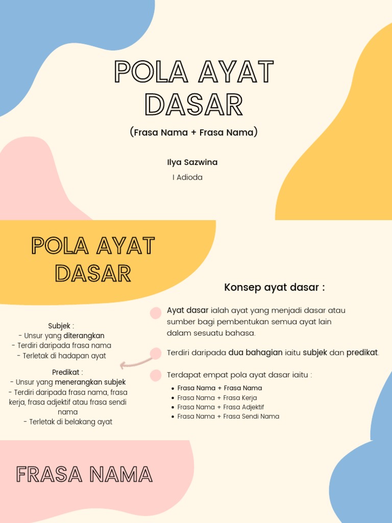 Pola Ayat Dasar (FN + FN) | PDF