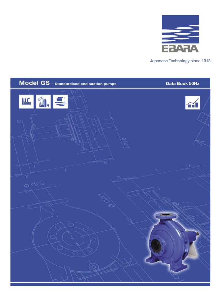 Ebara Gs Datasheet | PDF | Pump | Steel